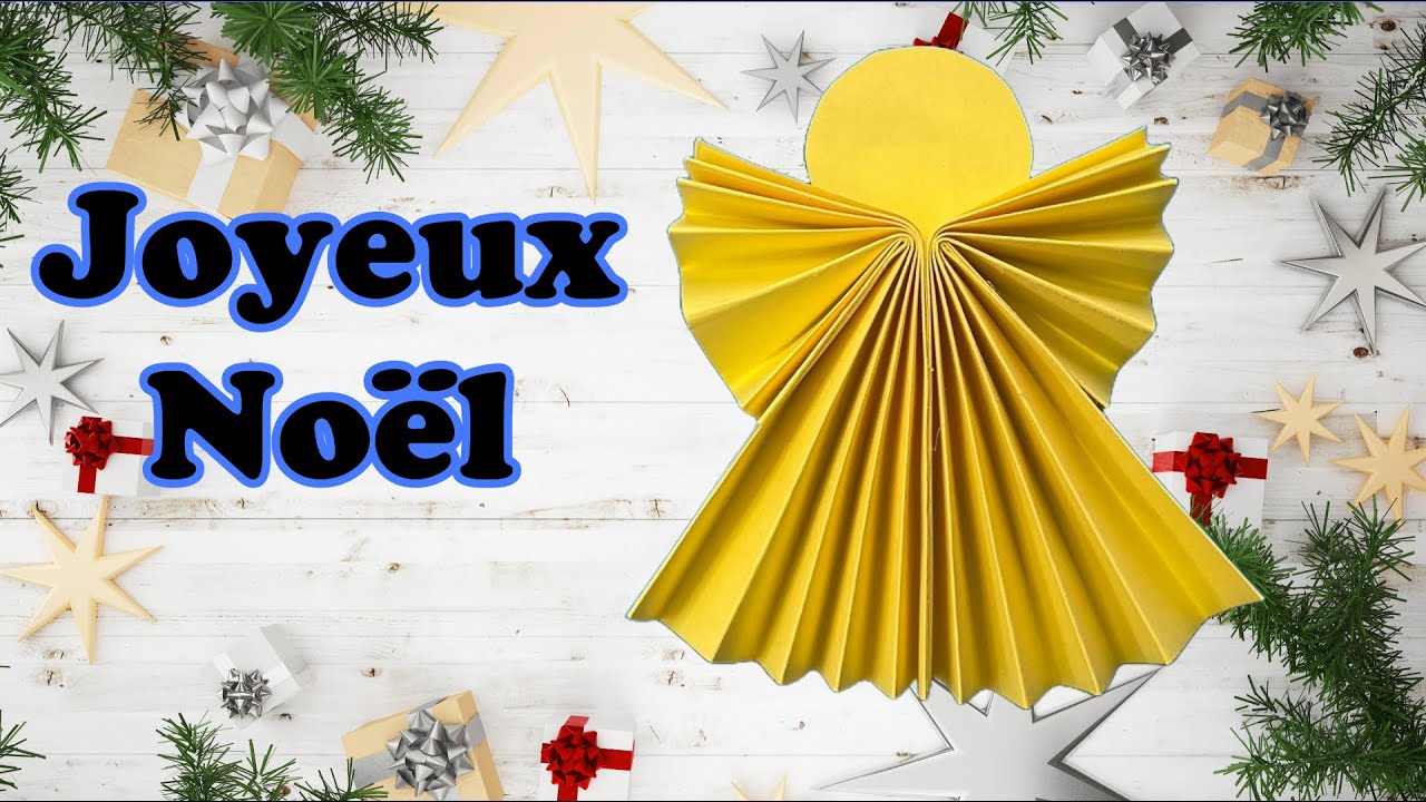 Ange Origami de Noël | Comment Faire un Ange en Papier | Artisanat de ...