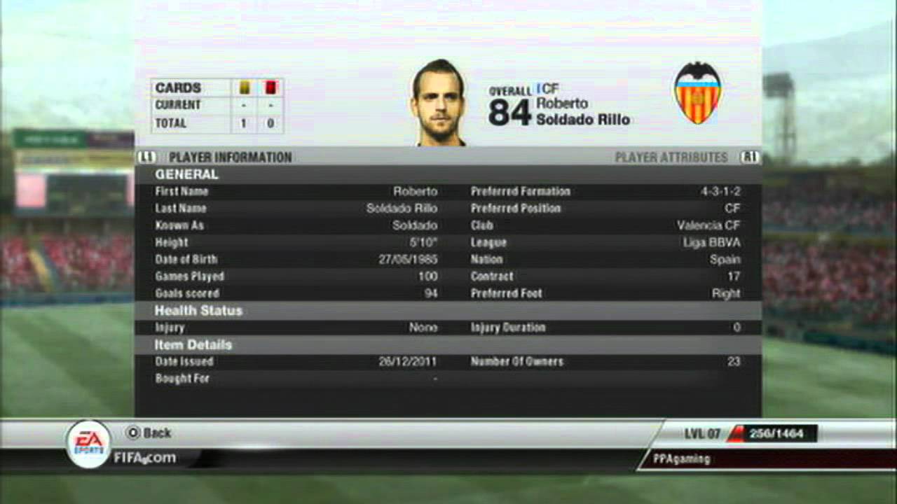 Fifa 12 Inform Soldado Giveaway Result - YouTube