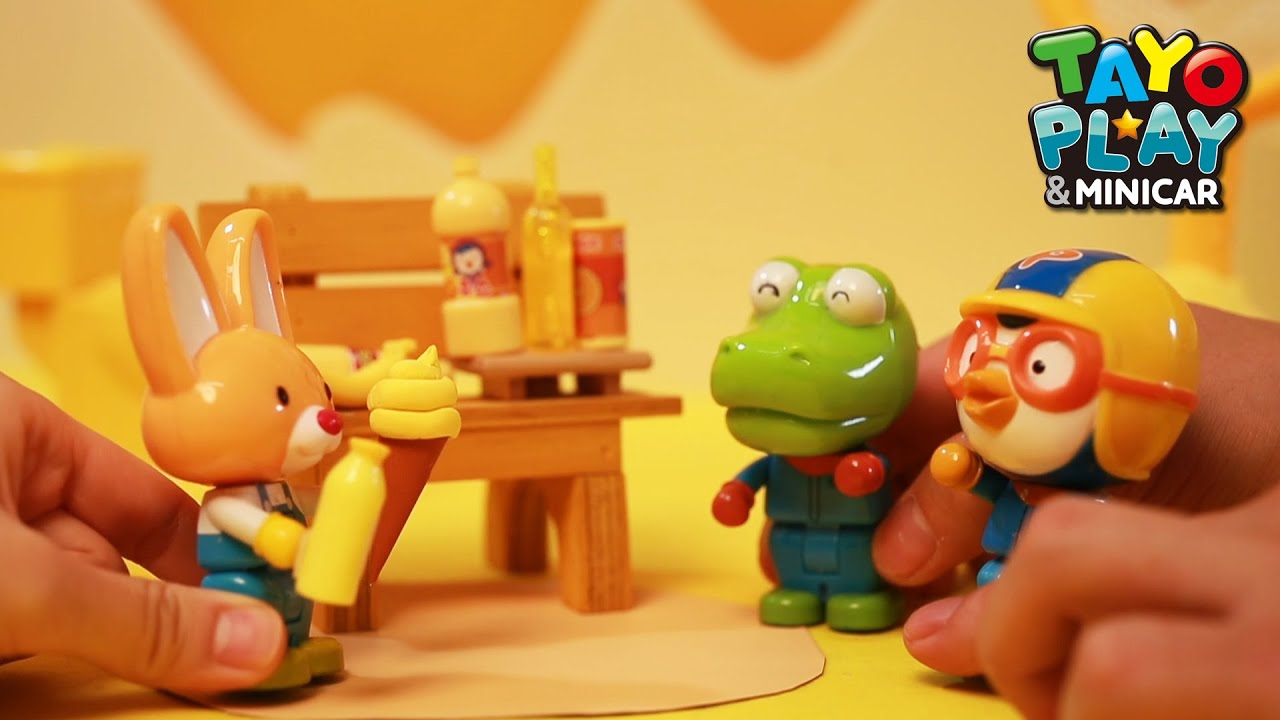 Pororo Toys l #9 Beautiful color land l Pororo Toy Story l Tayo Play ...