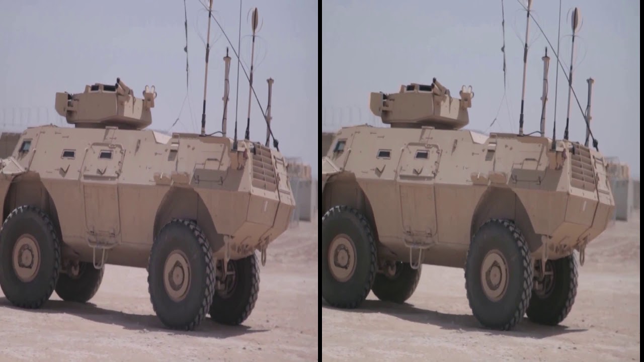 3D Video Afghan's Mobile Strike Force Vehicle in Rough Terrain Driving ...