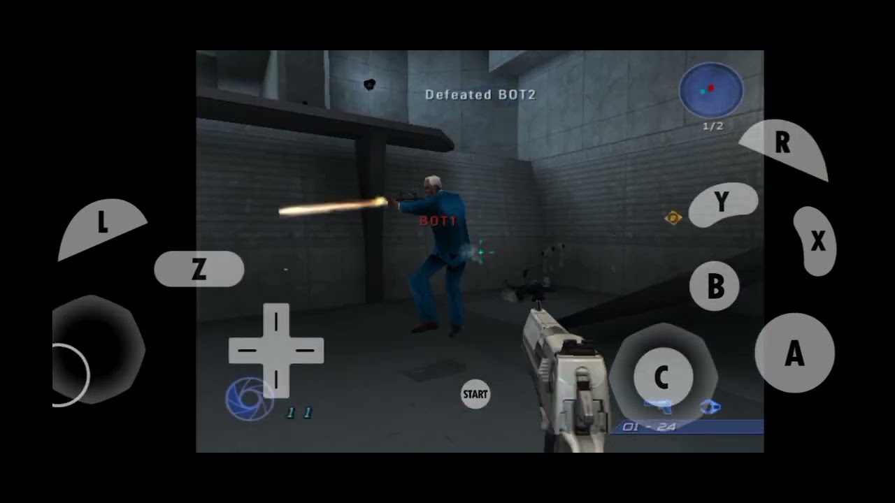 007 Agent Under Fire Multiplayer Mission: Blue Sector 2 vs 2 - YouTube