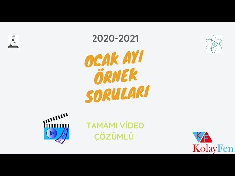 2020-2021 OCAK AYI FEN BİLİMLERİ ÖRNEK SORU ÇÖZÜMLERİ