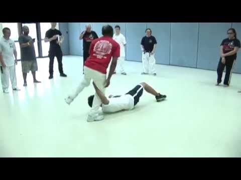 Ken Moody Demonstrates Saki (African Martial Arts) Techniques