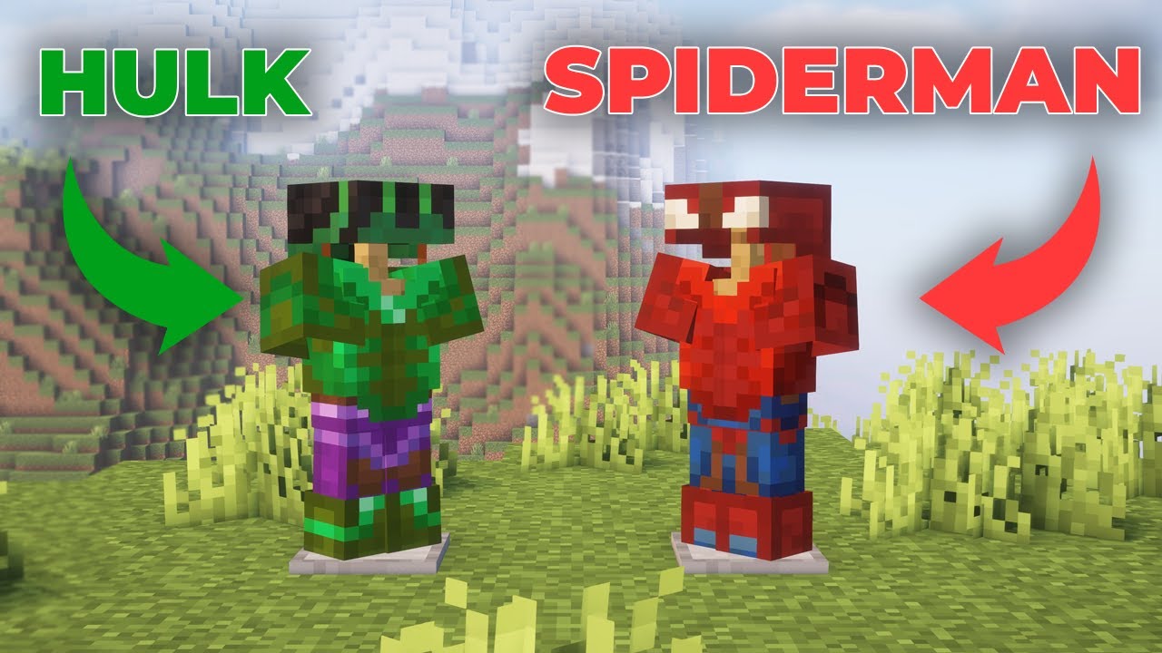 Minecraft 10+ BEST SUPERHERO Armor Trim Combinations - YouTube