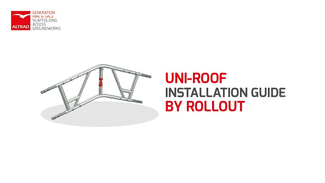 Uni-Roof Installation - By Rollout - YouTube