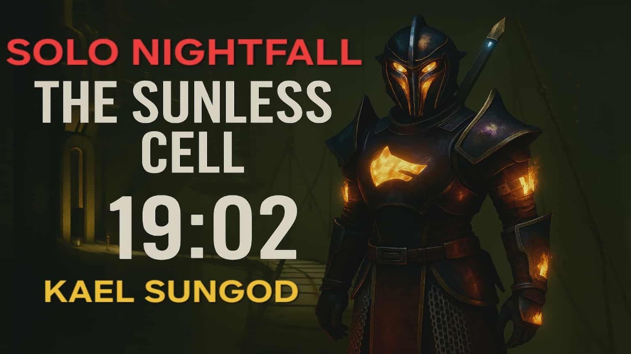 Destiny 1 - The Sunless Cell | SOLO NIGHTFALL Flawless | 19:02 ...