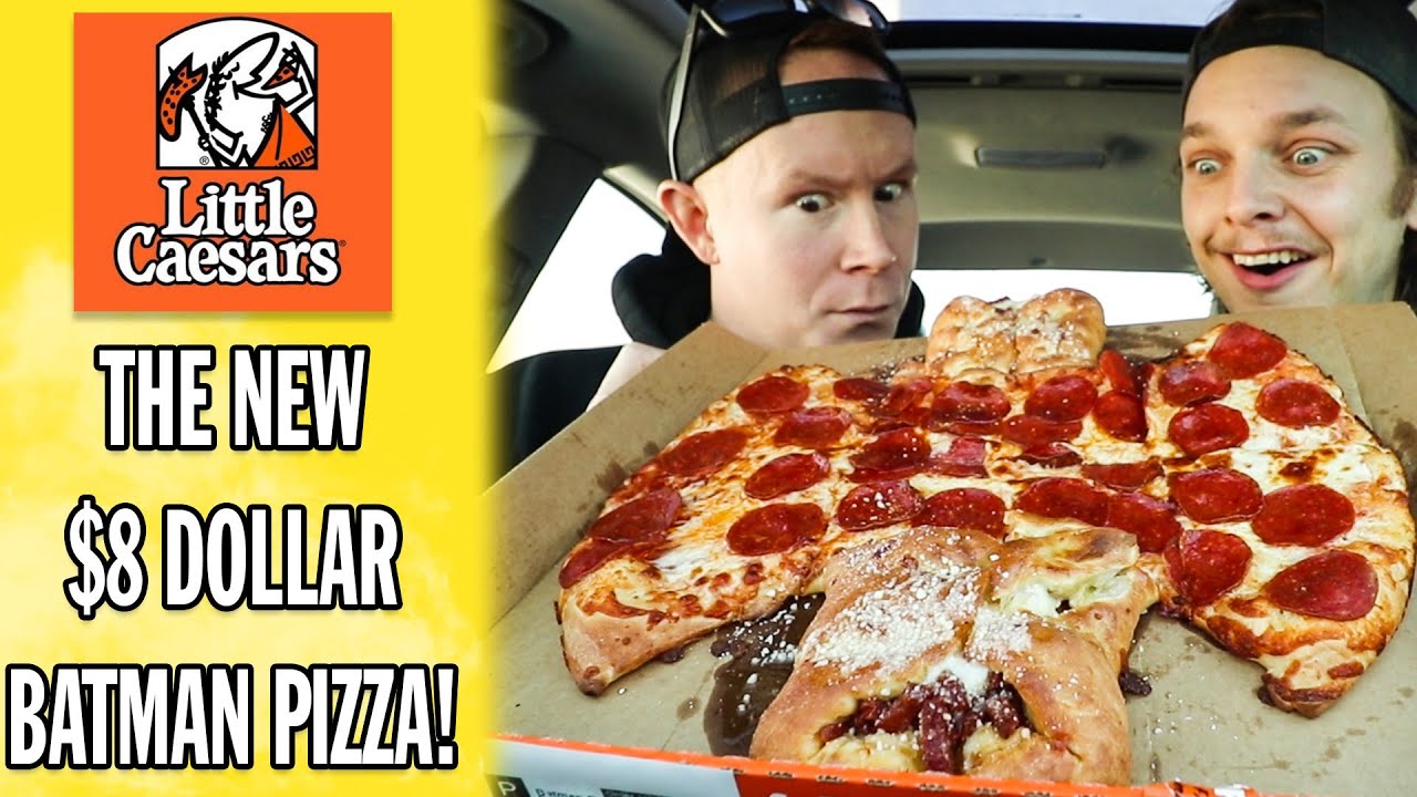 The NEW Batman Pizza | Little Caesars! - YouTube