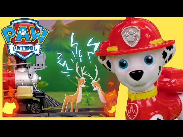 Marshall's Fire Train-ing | PAW Patrol | Toy Play for Kids - Videos For ...