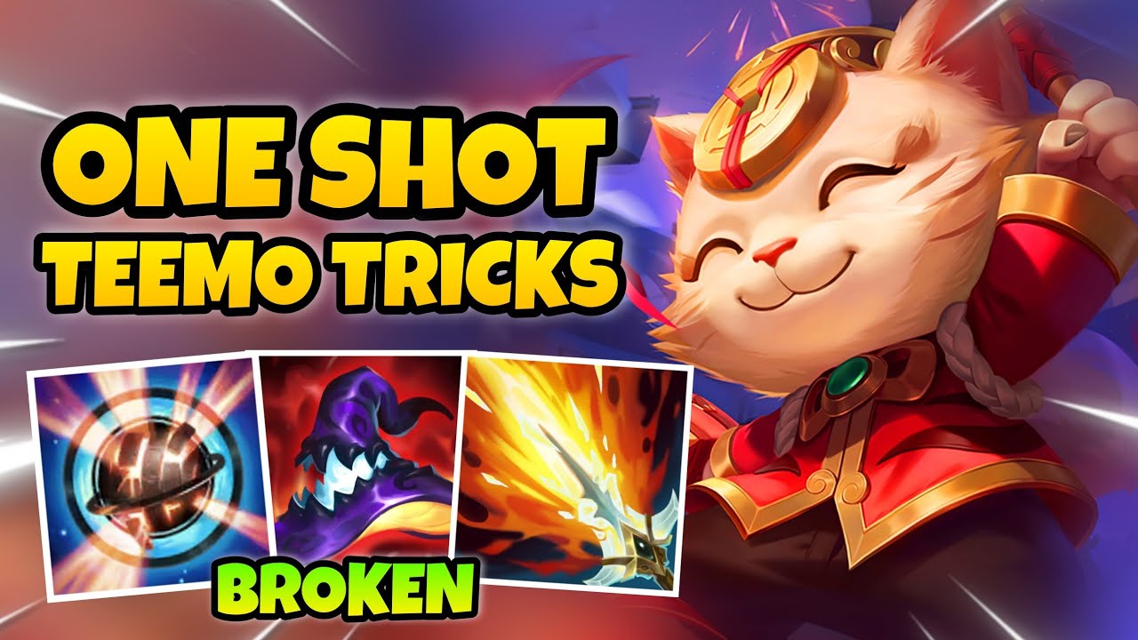 TEEMO WILD RIFT BUILD FULL AP BARON LANE ONE SHOT TRICKS - YouTube
