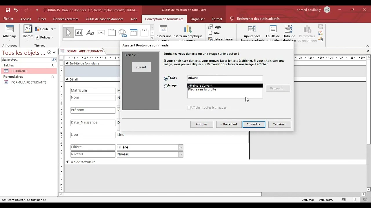 Comment créer un application avec Ms Access? - YouTube