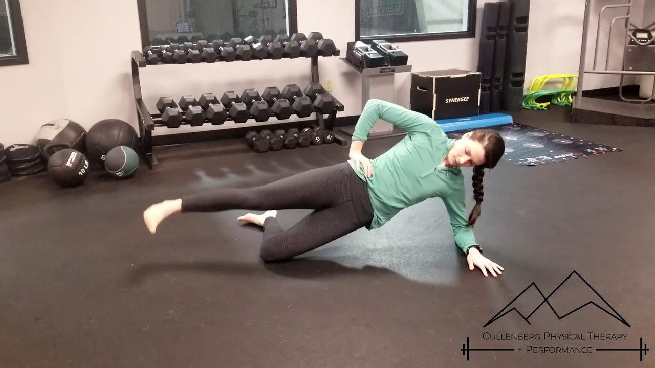 Side Bridge with Hip Abduction - YouTube