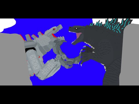 godzilla vs mechagodzilla (pivot animation) (stk credits in desc) - YouTube