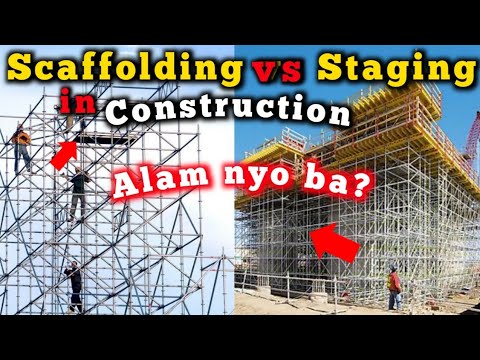 Scaffolding vs. Staging Ano ang Pagkakaiba.Difference between Scaffolding and Staging Step by ...