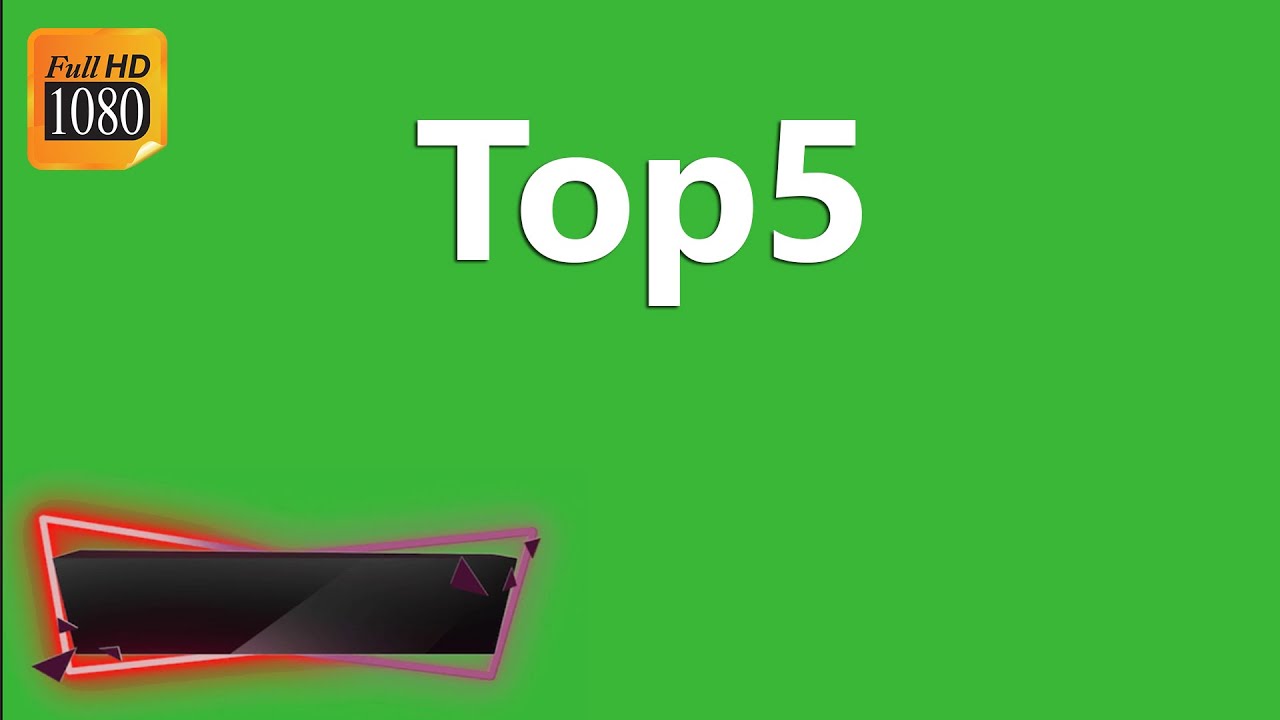 Top 5 Title Effects in 2020। Green Screen Title Bar Effects। GREEN ...