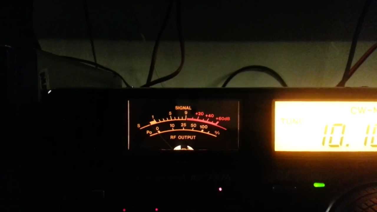 icom IC-737A and YAESU FT1000MP MKV CW test - YouTube