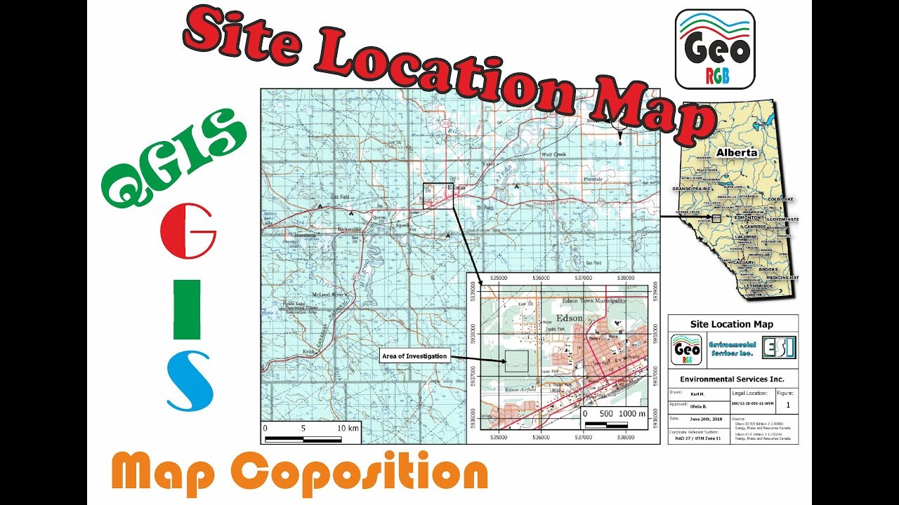 Lesson 4. Map Composition with QGIS. How to create a Map - YouTube