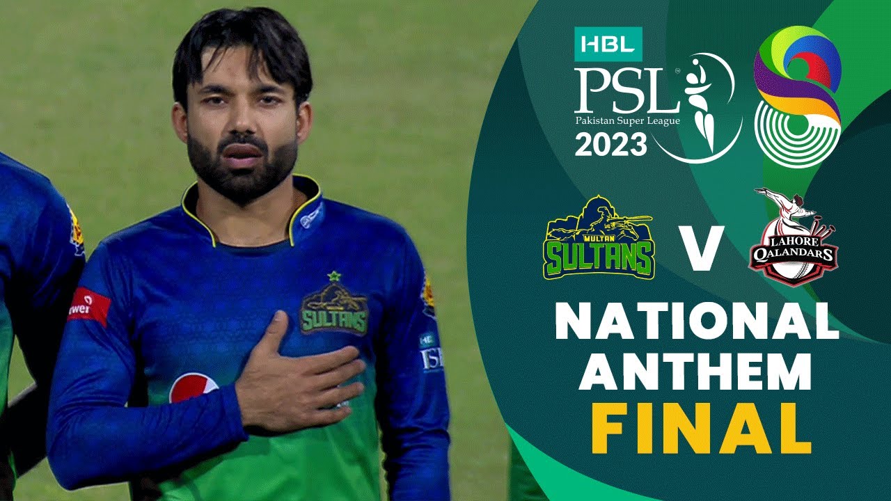 The National Anthem of Pakistan ahead of the #HBLPSL8 final 🇵🇰 | MI2T ...