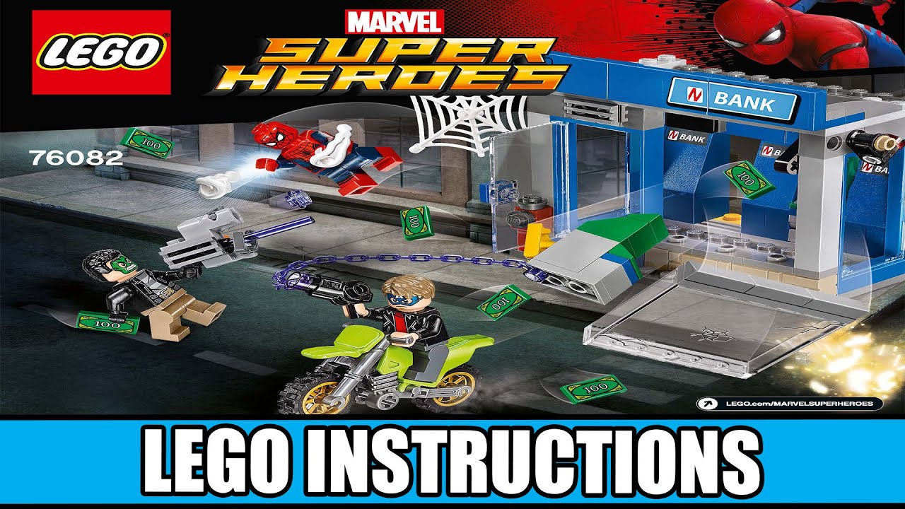 LEGO Instructions | Marvel | 76082 | ATM Heist Battle - YouTube