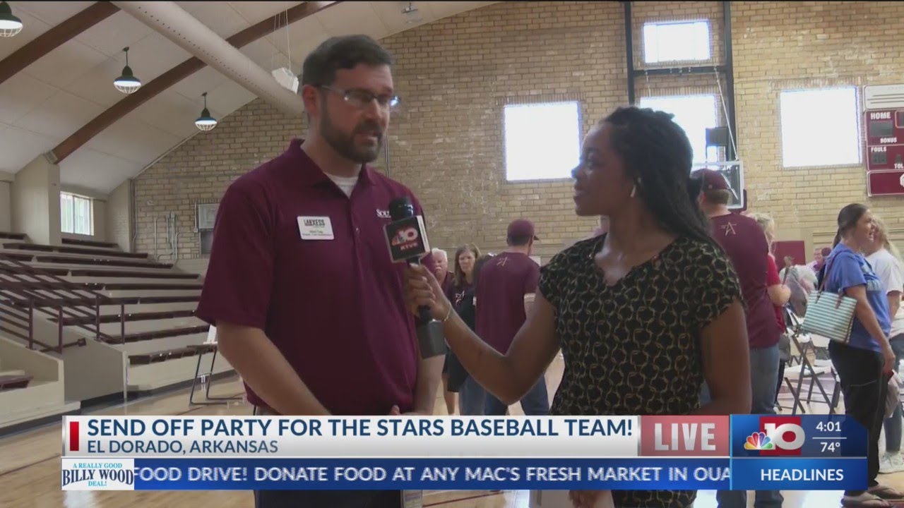 SouthArk Stars Baseball send off party! - YouTube