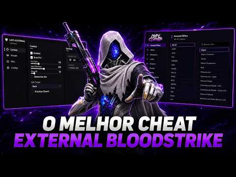 USANDO HACK EXTERNO COM AS NOVAS SKINS DARK MATTER - BLOODSTRIKE (HANDCAM)