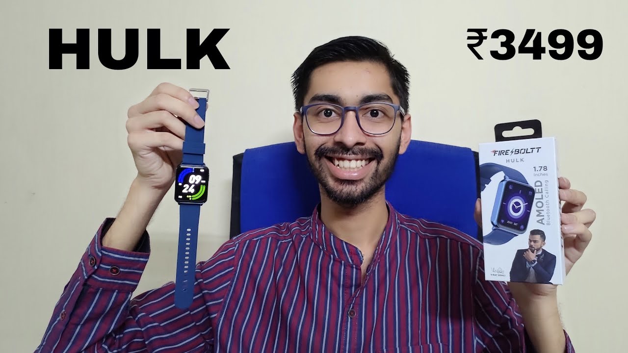 Fire Boltt Hulk unboxing and Review | Best Bluetooth Calling AMOLED ...