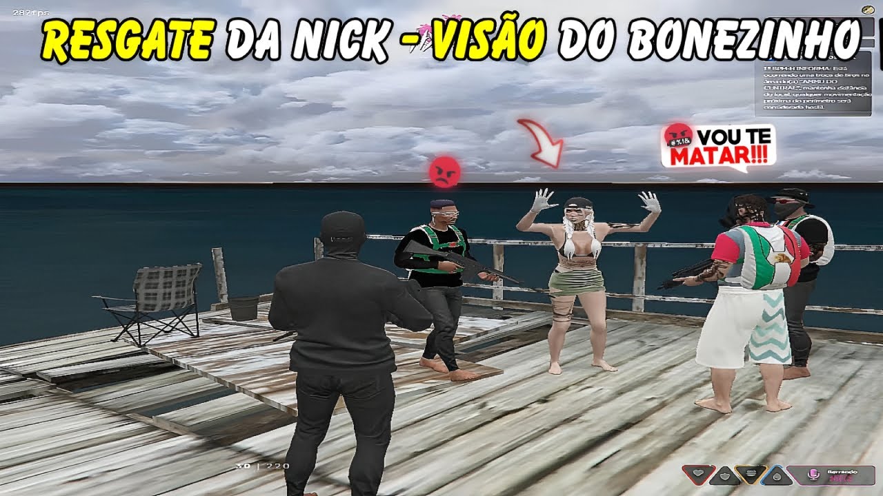 RESGATE DA NICK - VISÃO DO BONEZINHO | HYPE RP | GTA RP | 🇹🇷 - YouTube