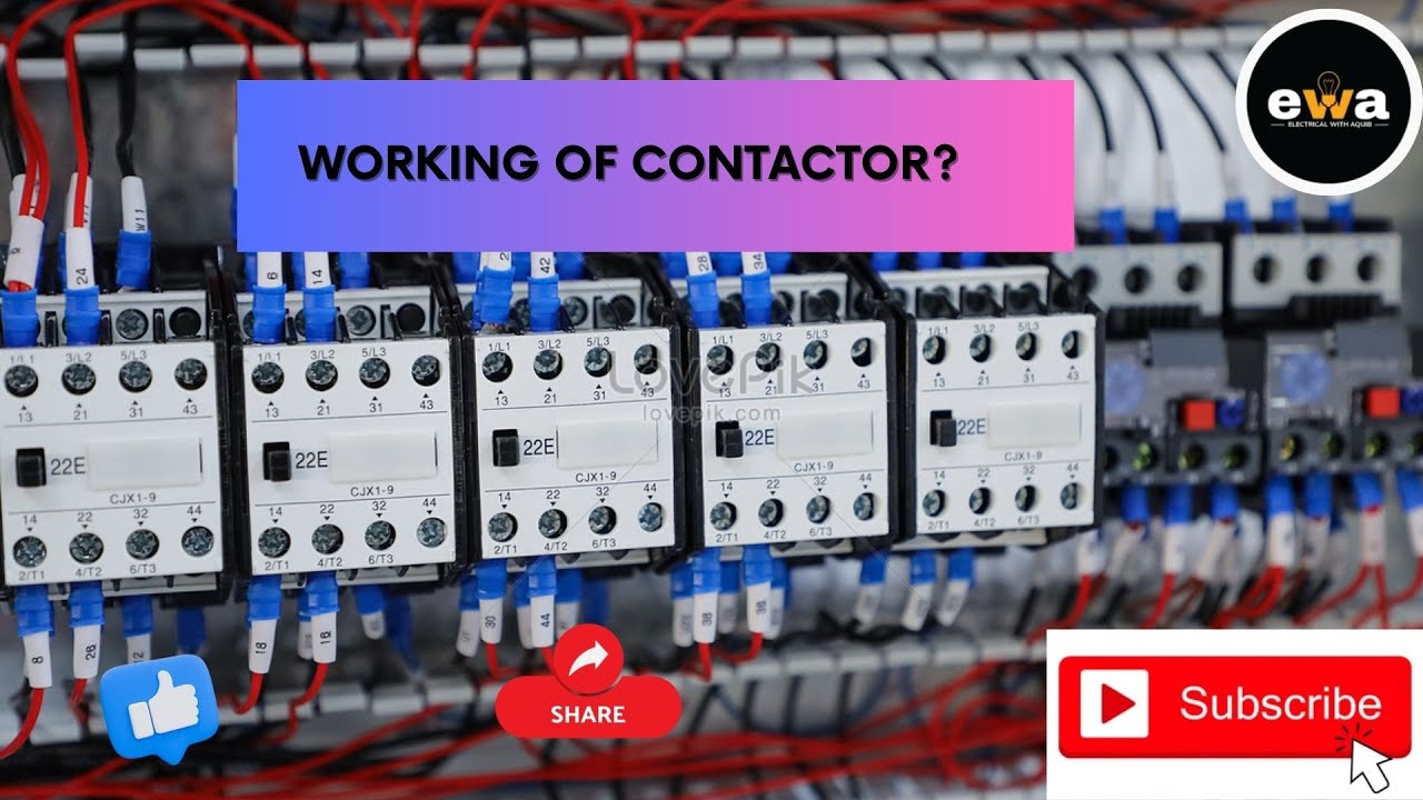 working of contactor| कॉन्टैक्टर कैसे काम करता है| How does a contactor ...