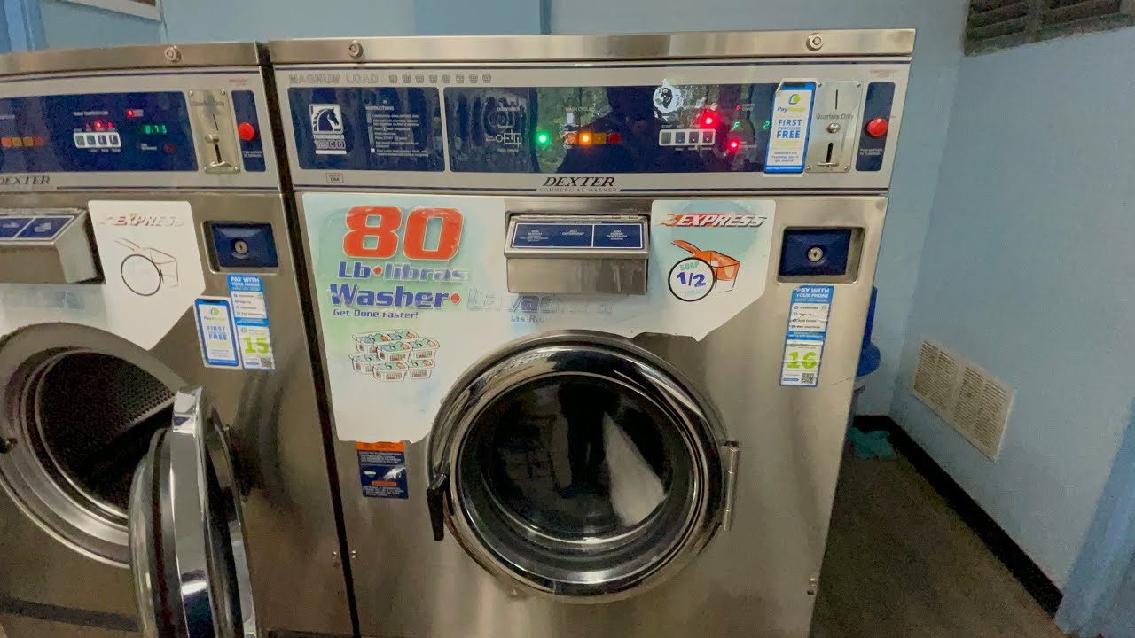 AWFUL Dexter 80 LB Magnum Load thoroughbred 1200 Washing Machine (error ...