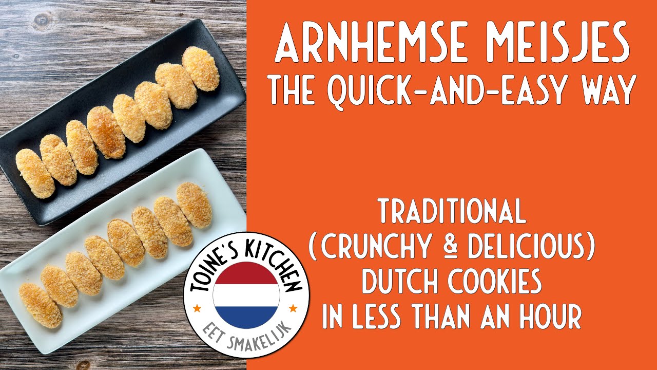 Quick & Easy Arnhemse Meisjes Recipe | Traditional Dutch Cookies in ...