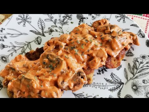 Seitan en salsa de setas //vegano// - YouTube