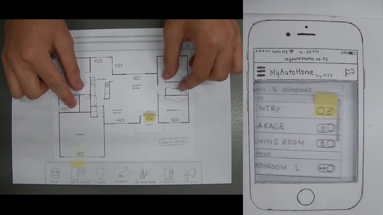 Wizard of Oz Low-Fidelity Paper Prototype - YouTube