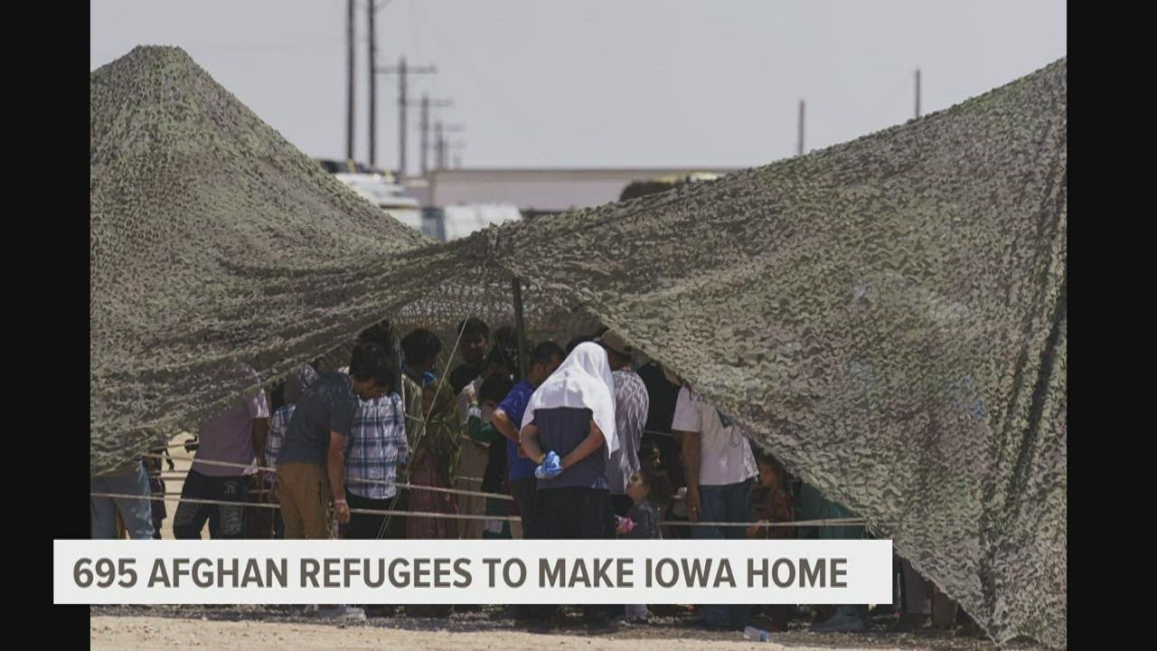 Iowa may receive 695 Afghan evacuees for resettlement - YouTube