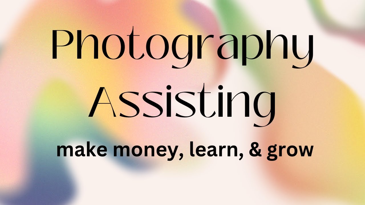 Photography Assistant: What is an assistant and why YOU should want to ...