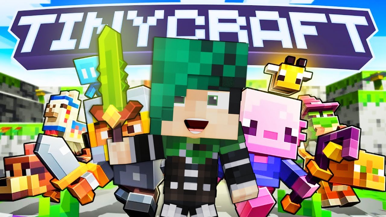 NUOVO GIOCO in MINECRAFT!! Proviamo Tinycraft - YouTube