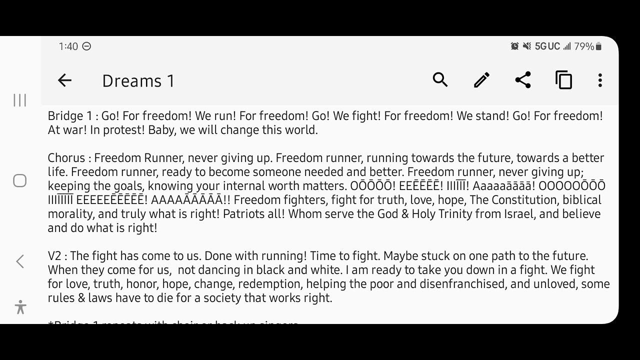 " Freedom Runner! Freedom Fighter! Tonight!"(2024) - YouTube
