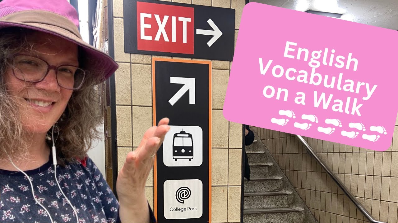 English Vocabulary on a Walk - Directions - YouTube