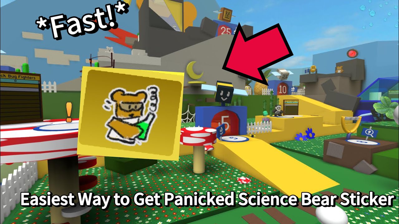 Easiest Way to a Get Panicked Science Bear Sticker *Fast!* | Bee Swarm ...