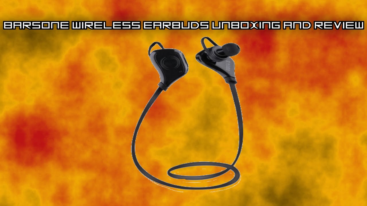 Barsone Wireless 4.0 Earphones Unboxing and Review - YouTube