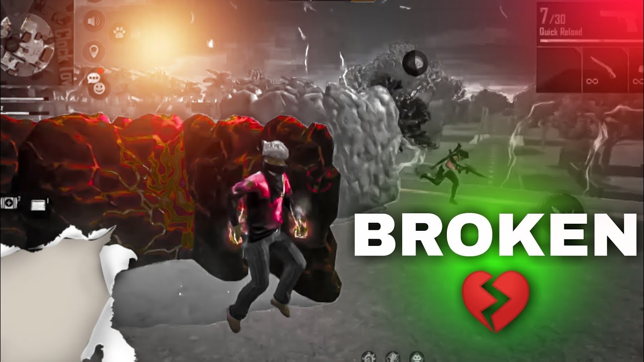 Free fire broken status video 😈 ff sad Status || Free Fire Attitude ...