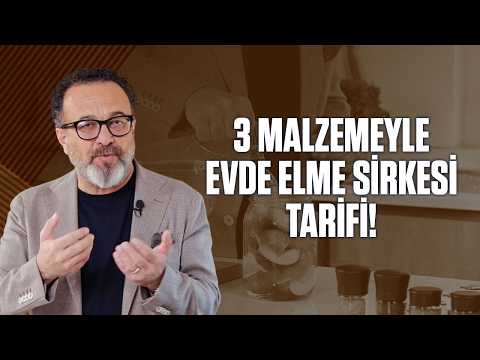 Evde Elma Sirkesi Nasıl Yapılır? 3 Malzemeyle Evde Gerçek ve Canlı Elma Sirkesi Tarifi!