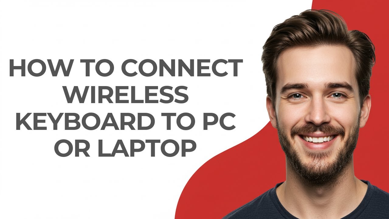 How To Connect Wireless Keyboard To PC or Laptop - GUIDE! - YouTube