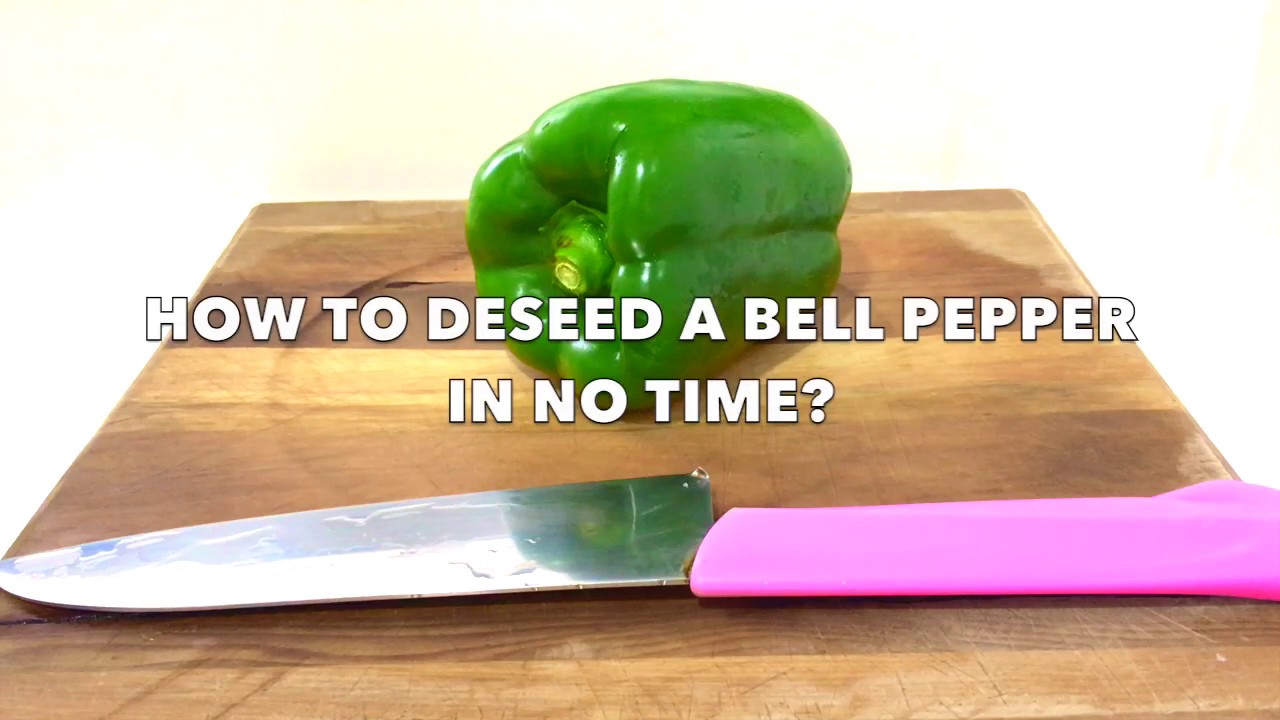 Life Hacks: How to Deseed a Bell Pepper in No Time | 燈籠椒(甜椒)去籽有辨法 | 指で ...