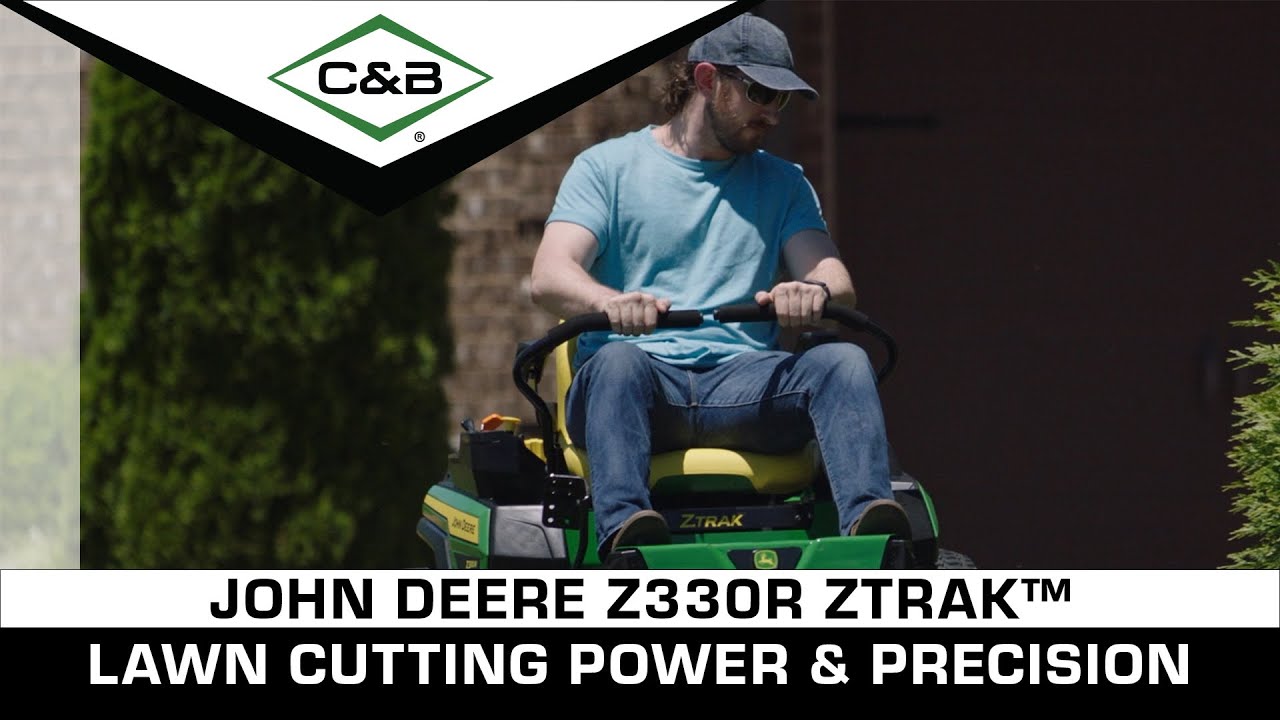 John Deere Z330R ZTrak™ Mower - Lawn Cutting Power & Precision - YouTube