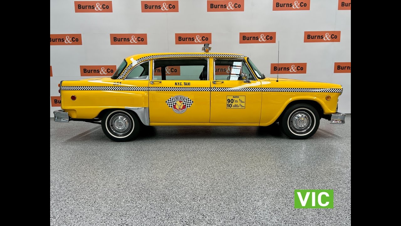 1981 New York Checker Cab A12E LWB 350 V8 - YouTube