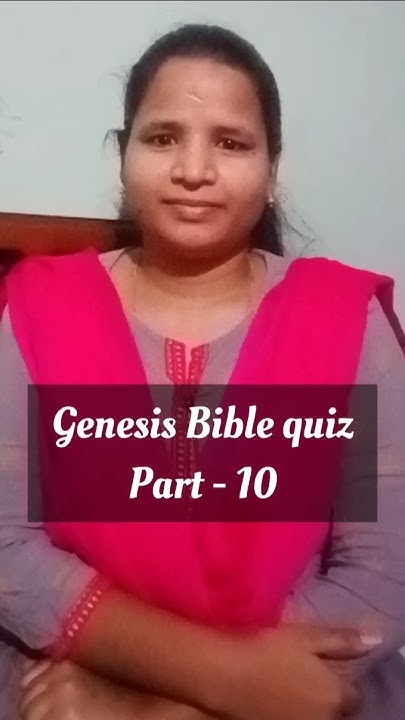 Genesis bible quiz part - 10 #biblequiz #telugubiblequiz # ...