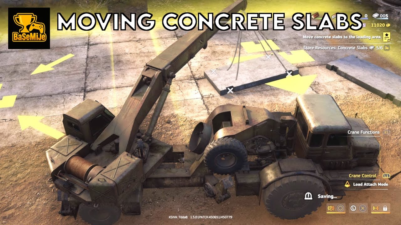 Roadcraft | How to Move Concrete Slabs to the Loading Area (Precipice ...