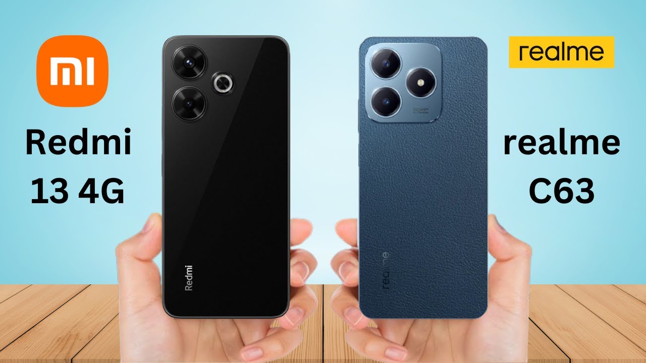 Realme C63 vs Redmi 13 4G - YouTube