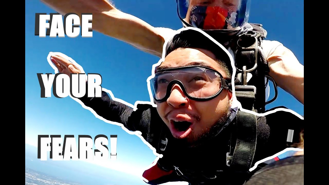 SKYDIVING! MY BIGGEST FEAR - YouTube