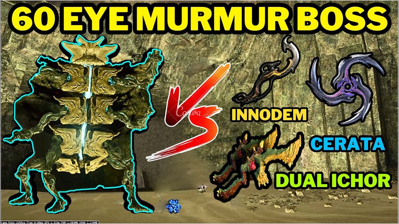 Timers on 3 Melee Weapons SOLO to Defeat THe 60 eye MUrmur Boss I ...