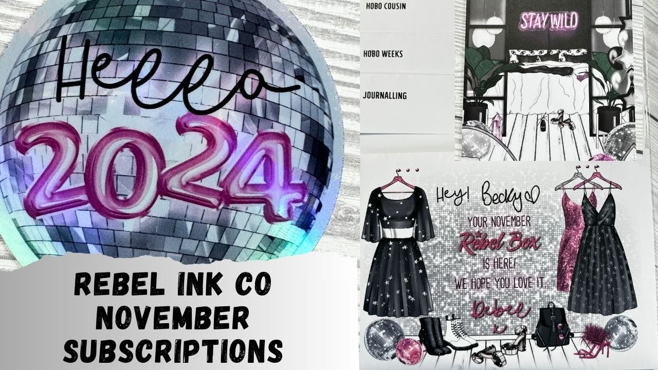 Unboxing ALL of NOVEMBER 2023 Rebel ink co SUBSCRIPTIONS - YouTube